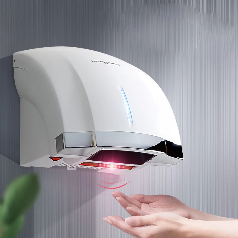 Automatic Induction Hand Dryer Bathroom Toilet Blower Dryer Wall ...