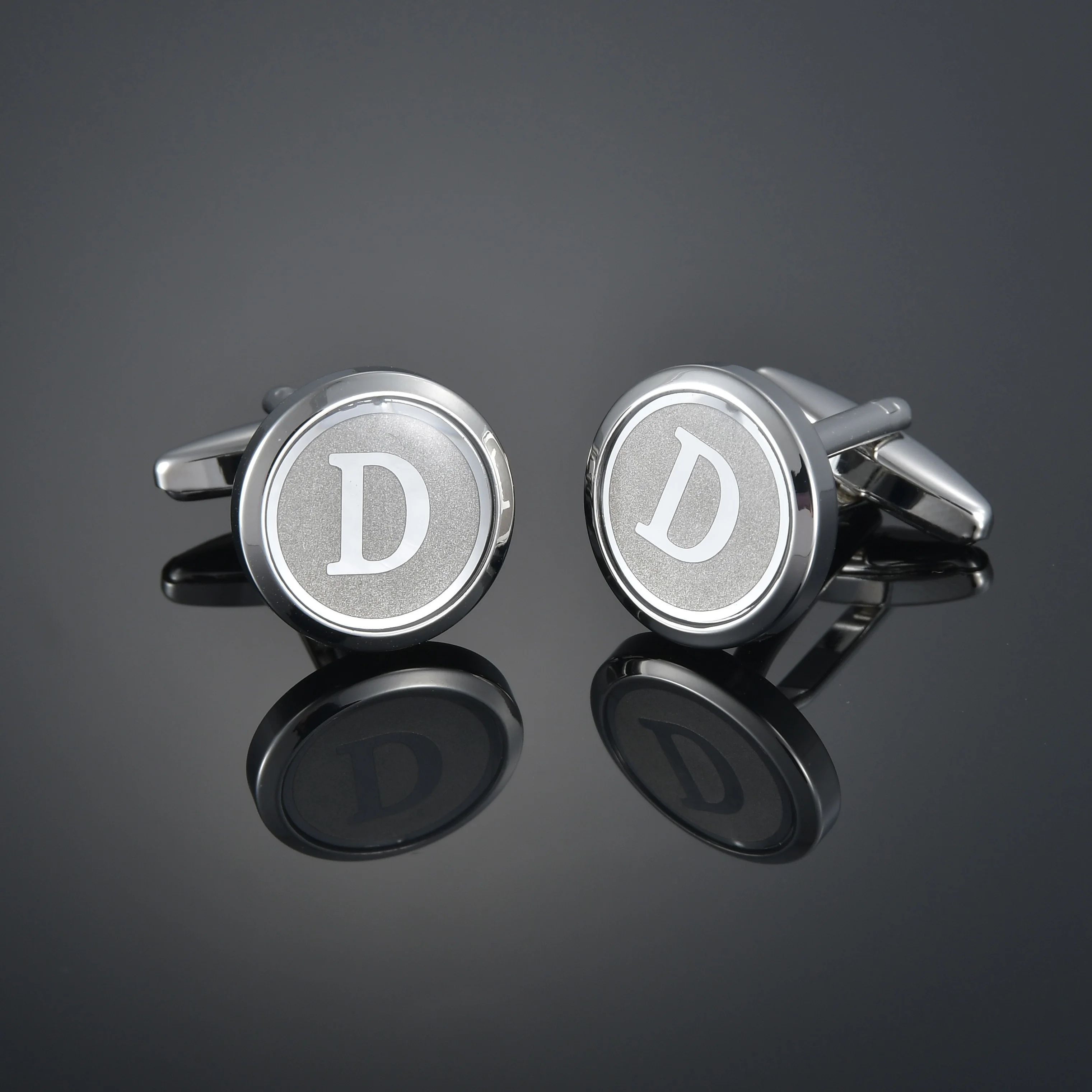 Quality Mens Classic Initial Cufflinks Alphabet Letter Cufflinks Formal ...