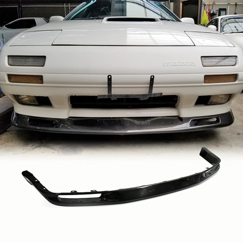 Car-styling For Mazda Rx7 Fc3s Jdm Style Carbon Fiber Front Lip Glossy ...
