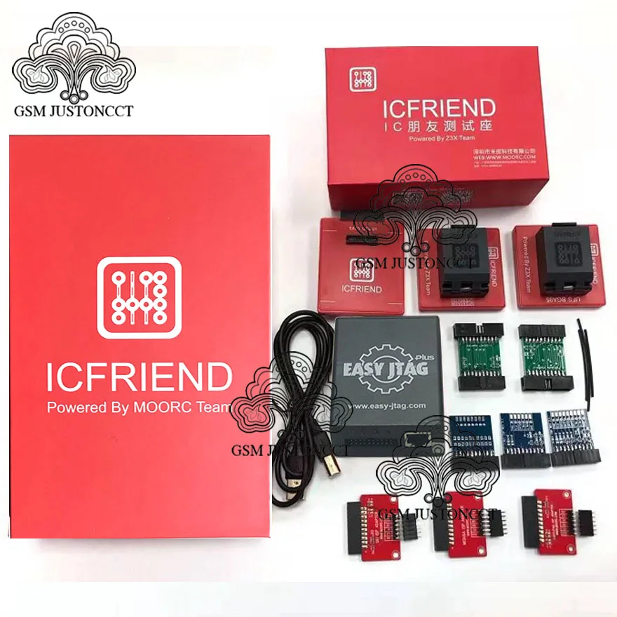 2021 New version Easy Jtag plus box +EASY JTAG /UFI/MEDUSA ISP Adapters ...