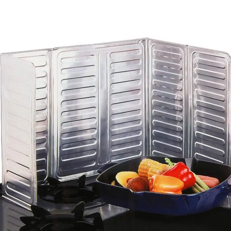 Kitchen-Splash-Screen-Cover-Gas-Anti-Splatter-Oil-Pan-Divider-Guard ...