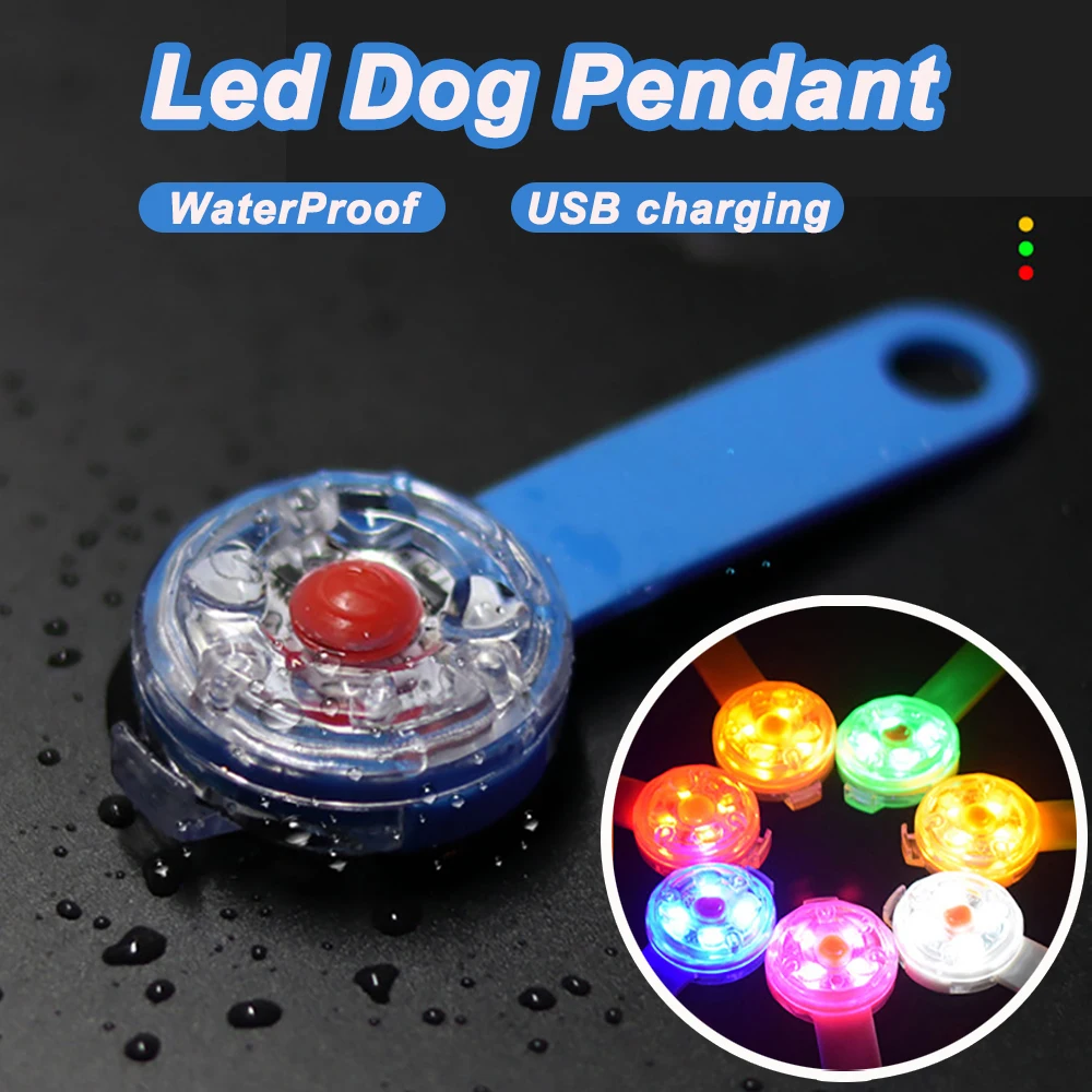 LED-Pet-Dog-Cat-Collar-Pendant-Night-Safety-Cat-Luminous-Light-IPX7 ...