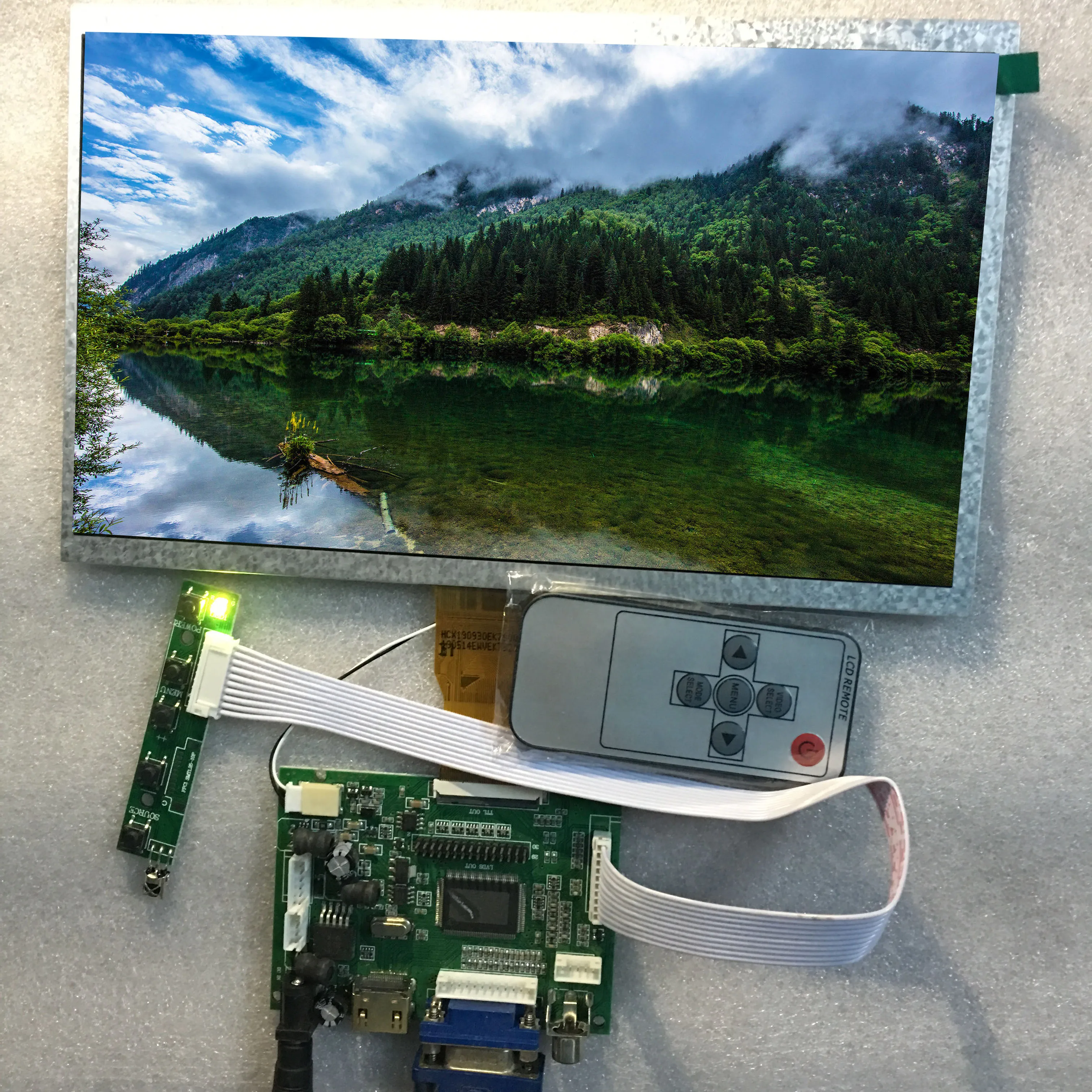 9.0 inch 1024*600 Orange Pi PC Banana Pi M3/Pro LCD Display Screen TFT ...