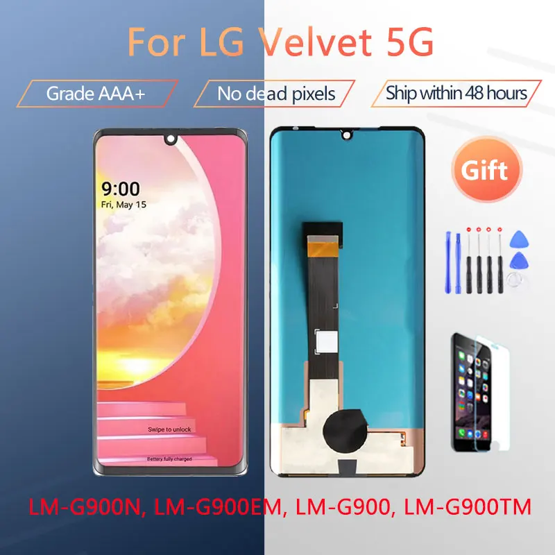 Original For LG Velvet 5G G9 G900 LM G900N LCD Display Touch Screen ...