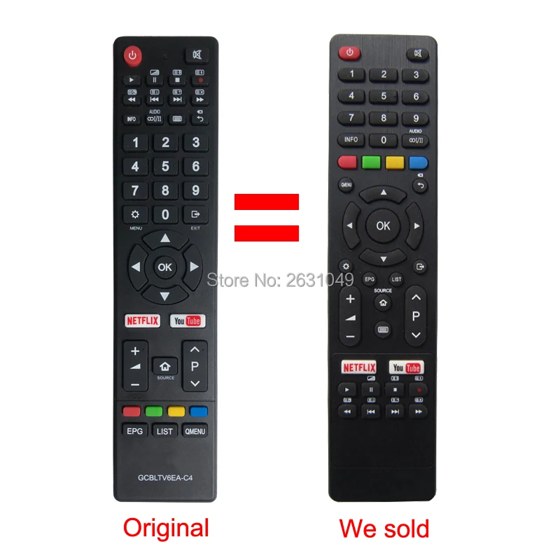 Mando a distancia de repuesto GCBLTV6EA C4, para CHIQ TV U75G8 U70G8 ...