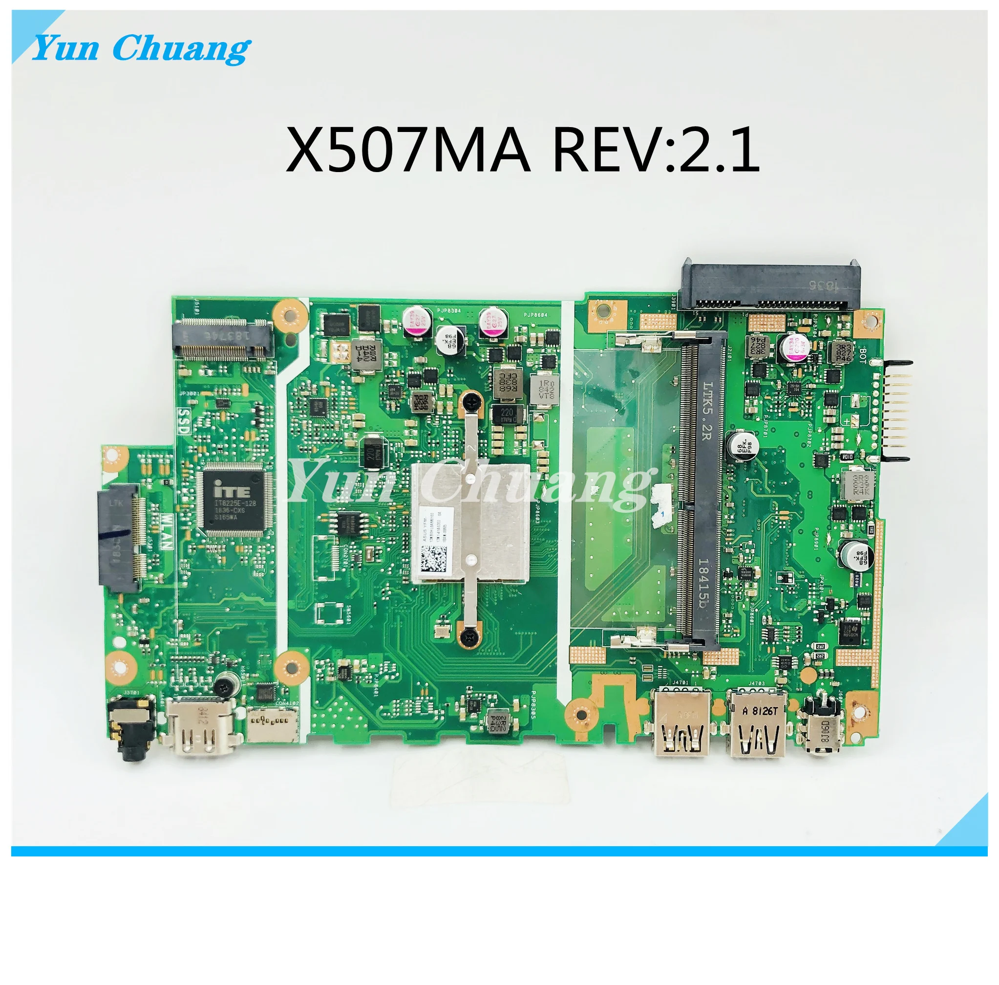 60NB0HL0-MB1130-X507MA-REV-2-1-Mainboard-For-ASUS-X507MA-F507MA-X507M ...