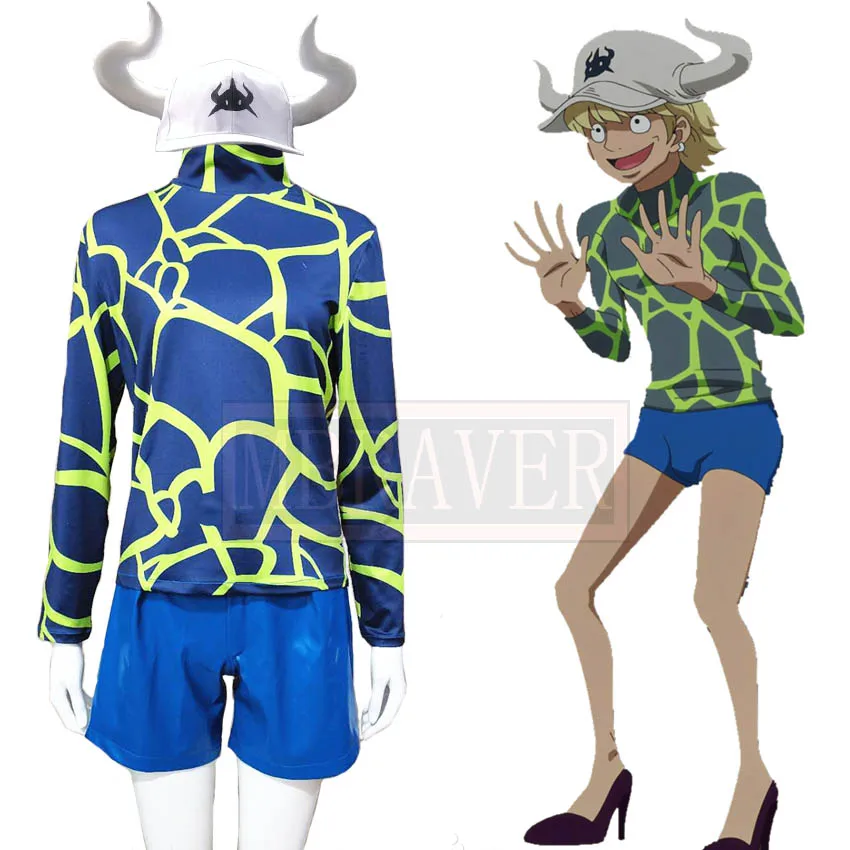 One Piece Dellinger Cosplay Costume Halloween Christmas Party Uniform ...