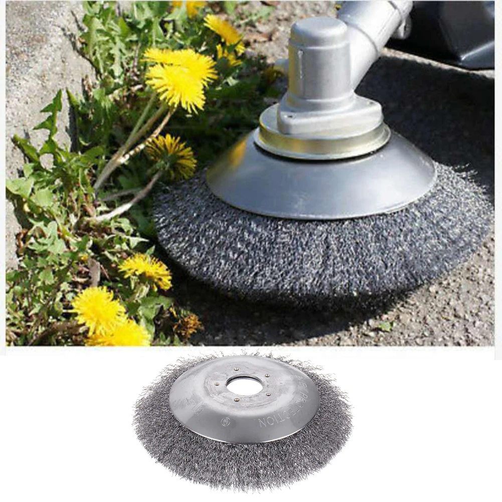 Tondeuse,Débroussailleuse en fil d'acier de 6 pouces, tête de désherbage rouillée, coupe-herbe ...