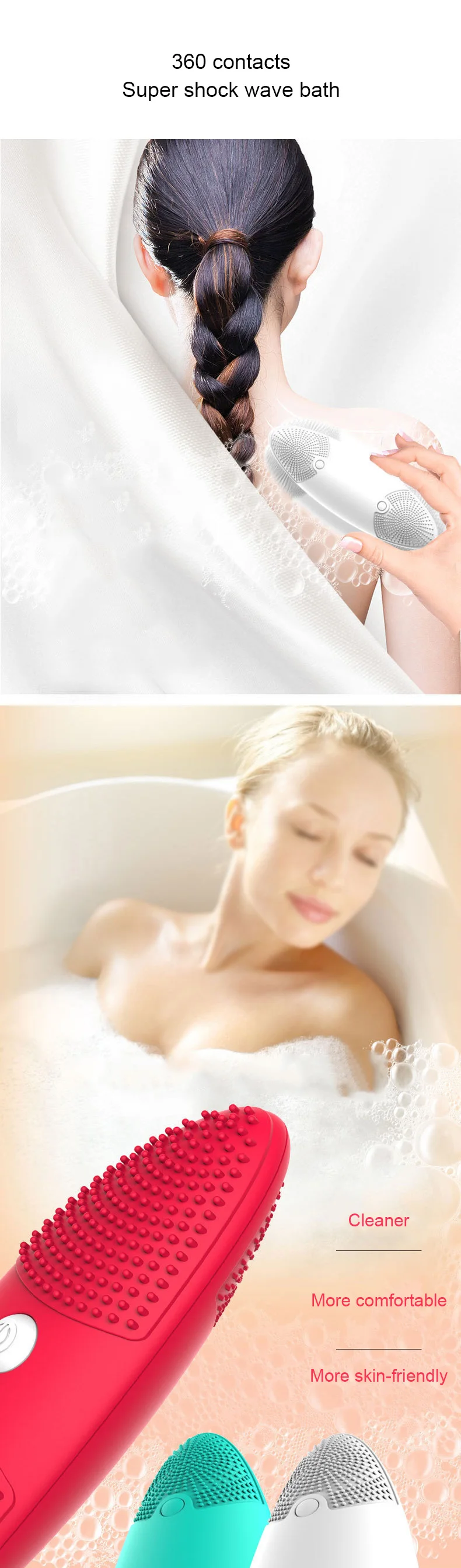 Mini presse-agrumes,white--Mini nettoyeur à ultrasons USB, Mini Machine à laver le linge de ...