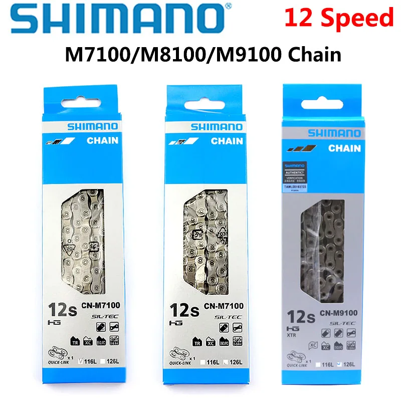 Shimano-SLX-XT-XTR-CN-M7100-M8100-M9100-Chain-12-Speed-with-Quick-Link ...
