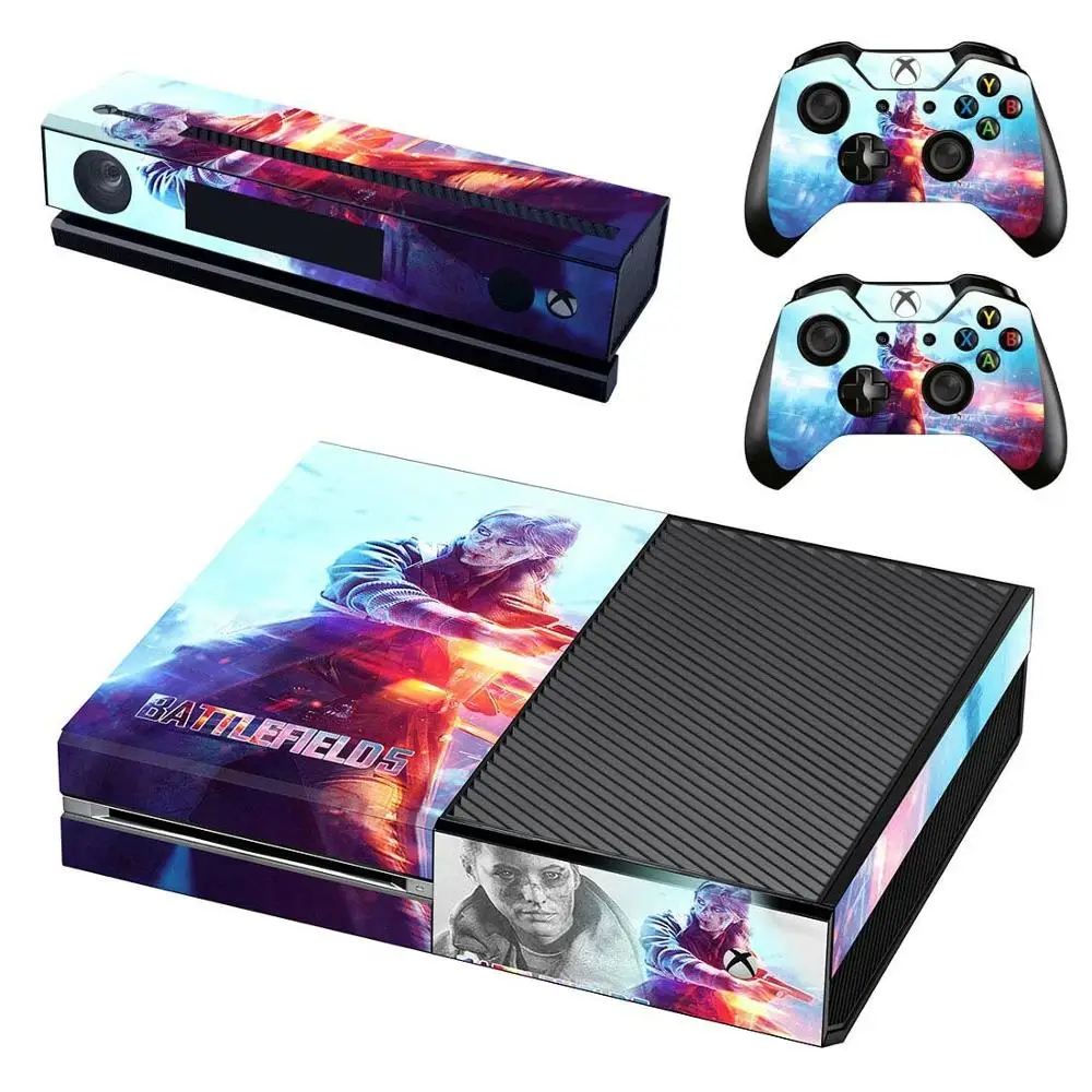 Battlefield-5-Skin-Sticker-Decal-Full-Cover-For-Xbox-One-Console-Kinect ...