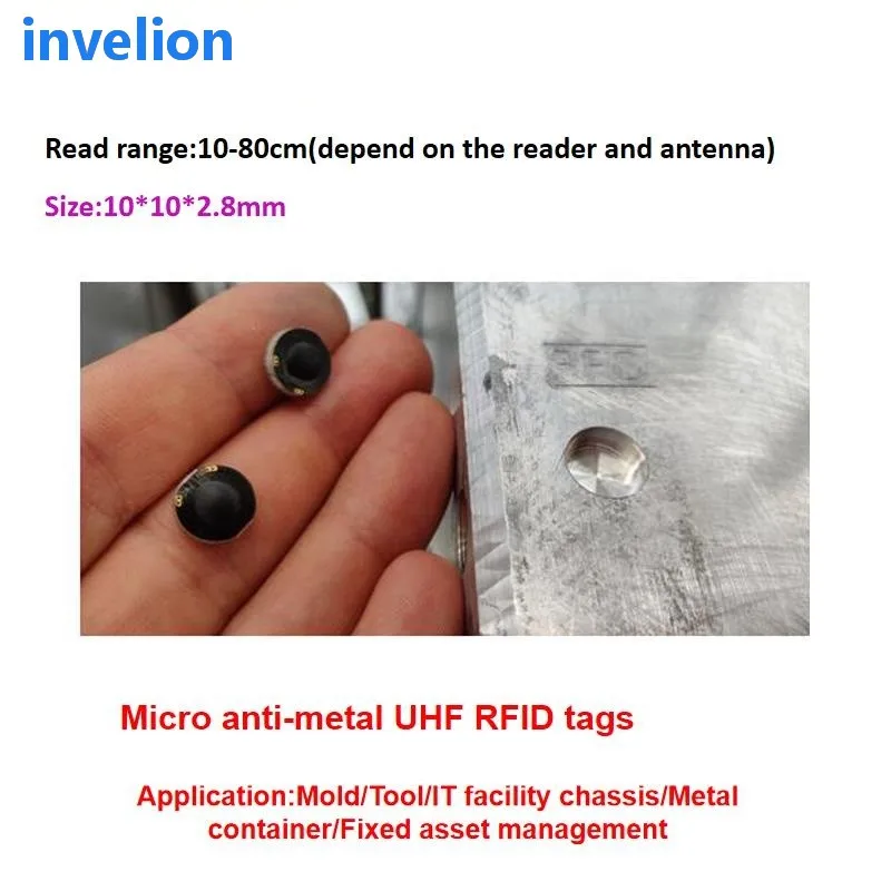 micro rfid tags 868mhz 915mhz uhf rfid epc gen2 Impinj Monza4QT chip ...