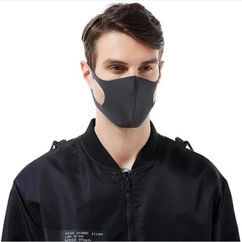 1pcs-Health-Cycling-Face-Mask-Black-Mouth-Mask-Carbon-Fiber-Breathable ...