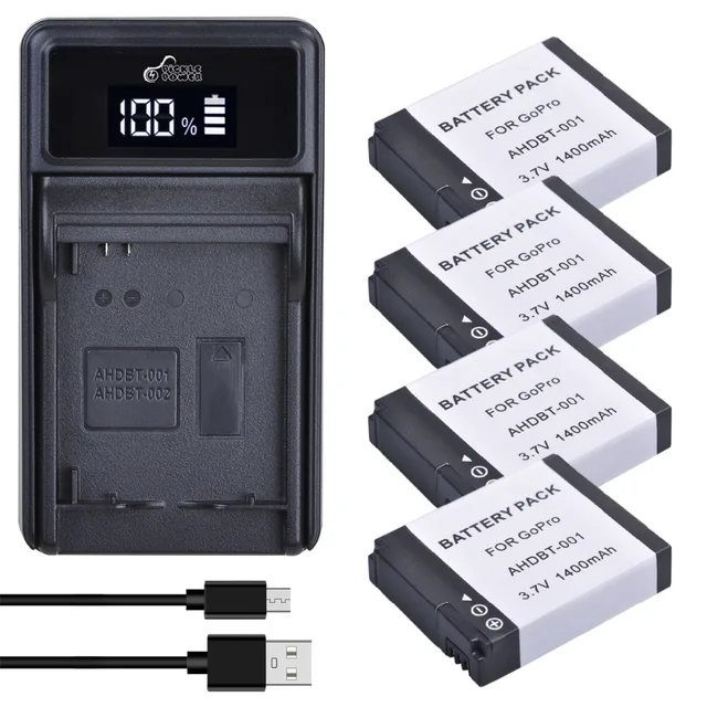 Gopro External Battery Kastar Wall Charger & Battery For GoPro HERO ...