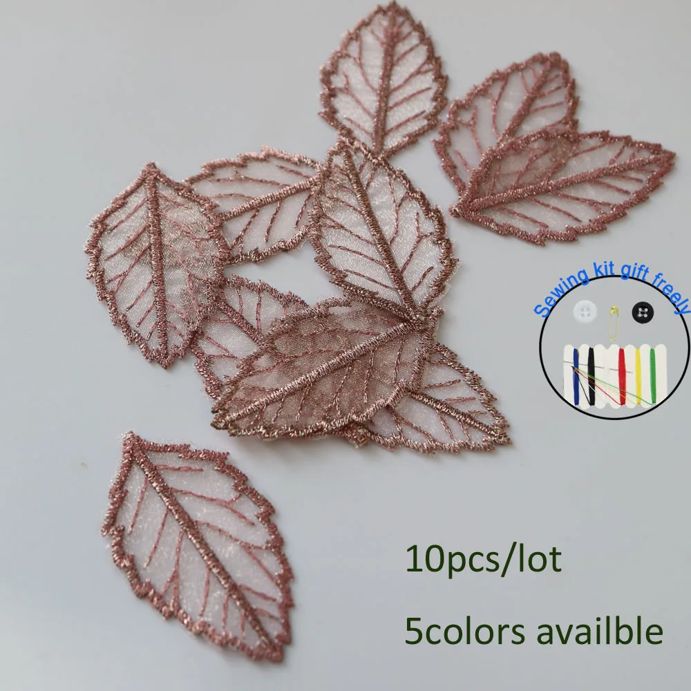 Leaf Embroidery Patch Sewing | Leaf Patches Clothing | Applique Leaf ...