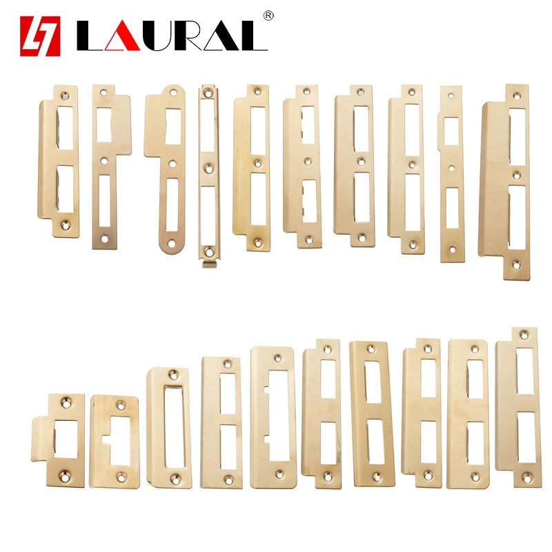 Gold Stainless Steel Room Door Locks Lock Body Guide Piece Wooden Door ...
