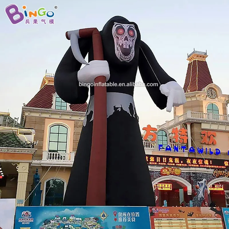 Giant 10meters Tall Inflatable Devil For Theme Park Decoration / Blow ...
