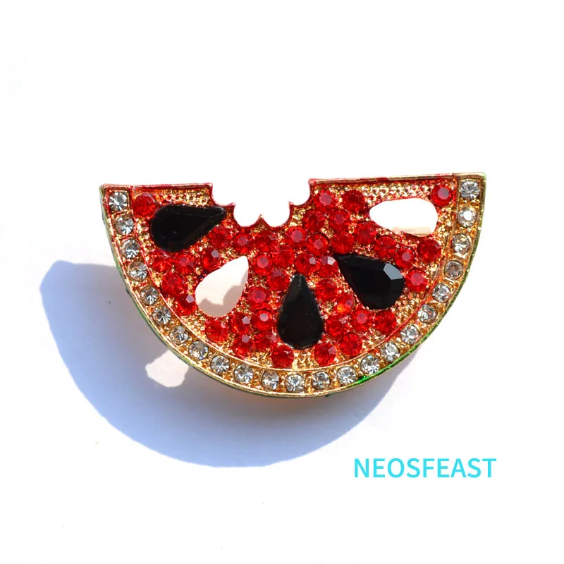 Cute-Rhinestone-Watermelon-Brooches-For-Women-Enameled-Fruit-Pin-Multi ...