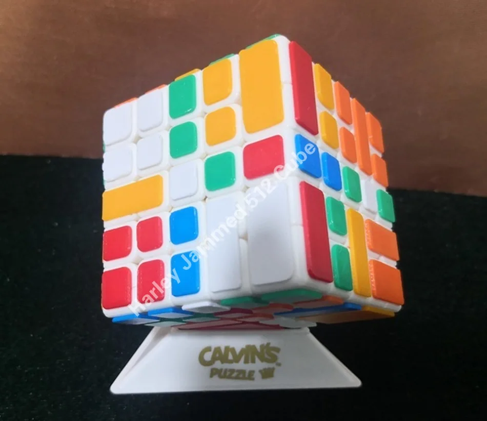 CASSE-TETE,white base--CUBE magique de Bandage 5x5x5, 512 Cube, Neo ...