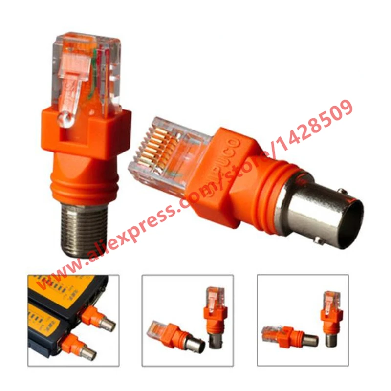 1pcs RJ45 To RF Converter Wire Connector BNC Female To RJ45 Male ...
