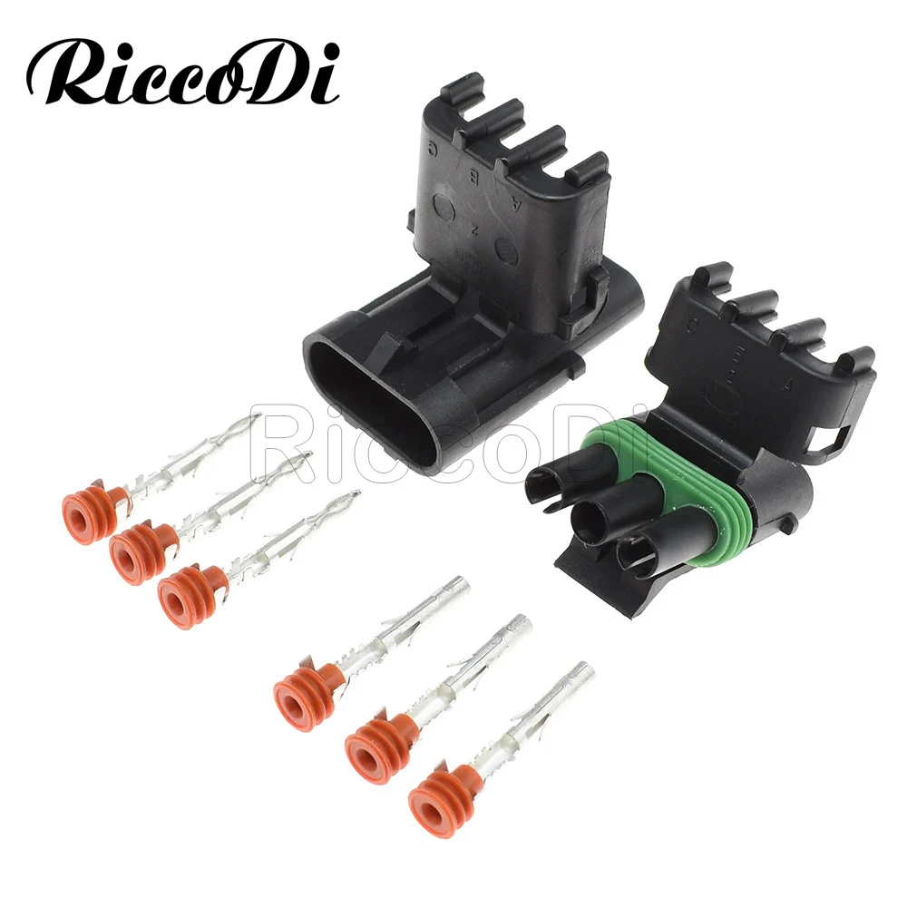 1-5-10-20Sets-12015793-12010717-3-Pin-Female-Male-Plug-Haltech-MAP-TPS ...