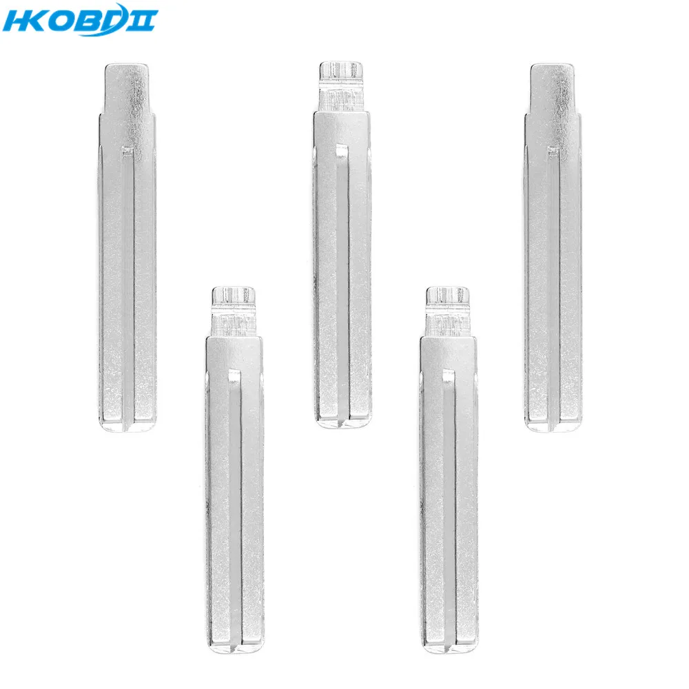 Hkobdii #77 For New Wuling 6390 Metal Blank Uncut Flip Kd Remote Key ...