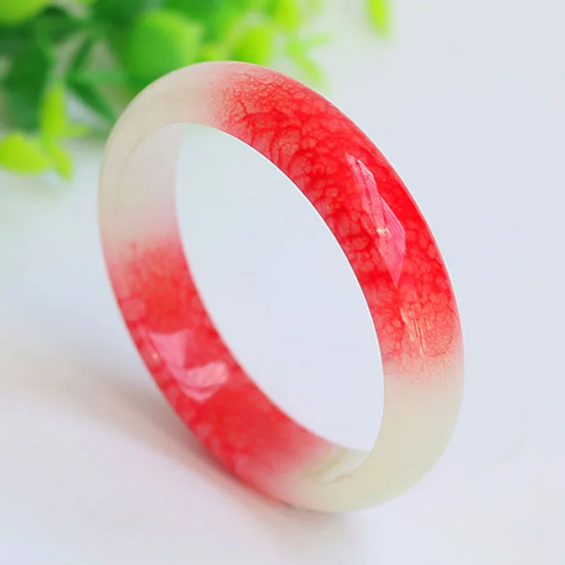 Natural-Red-Jade-With-Chicken-Blood-Bracelet-Charm-Jewellery-Fashion ...
