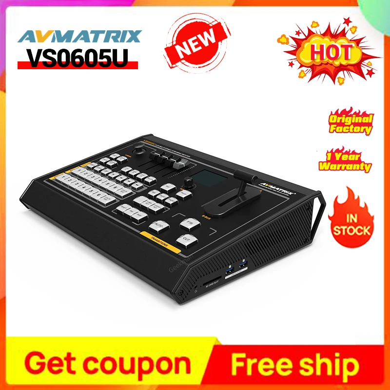Avmatrix VS0605U 6CH SDI/HDMI compatible Multi format Streaming ...