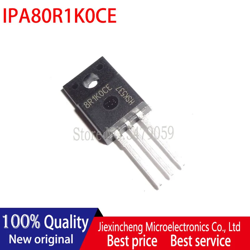 5pieces 8R1K0CE IPA80R1K0CE TO-220F 18A 800V MOSEFT New original