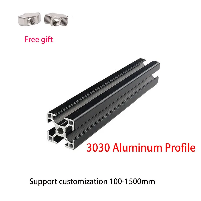 2pcs/lot 3030 Aluminum Profile Anodized Linear Guides Extrusion Frame ...
