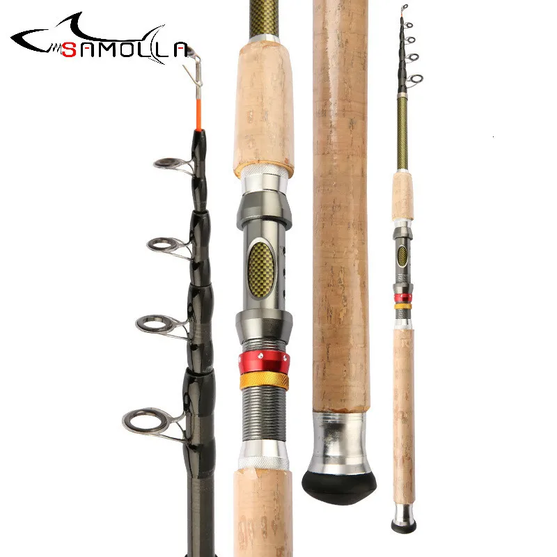 Telescopic Fishing Rod Vara De Pesca Olta Spinning Lure Rod Pescaria ...