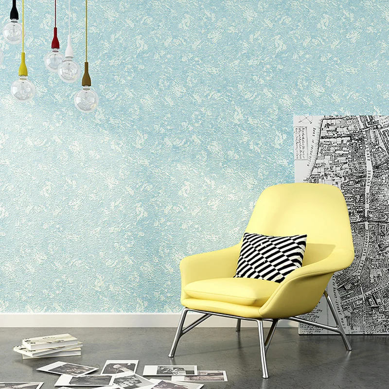Embossed-Modern-Granule-Wallpapers-Solid-Color-Beige-Blue-Non-woven ...