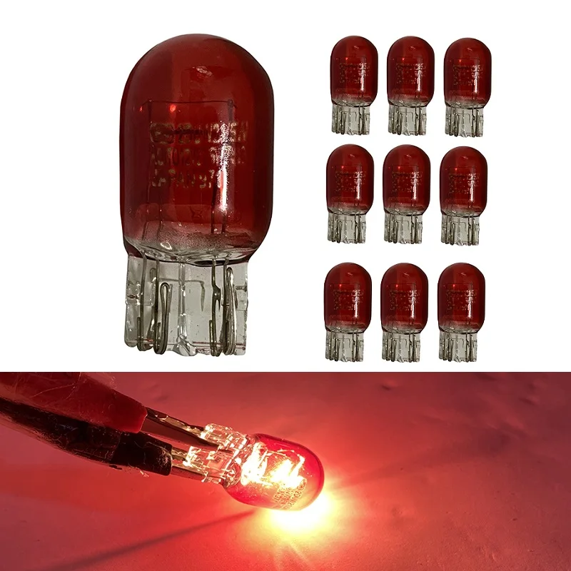 10pcs 7443 7444 7440 7441 992 T20 W21/5w Halogen Bulbs Auto Reverse ...