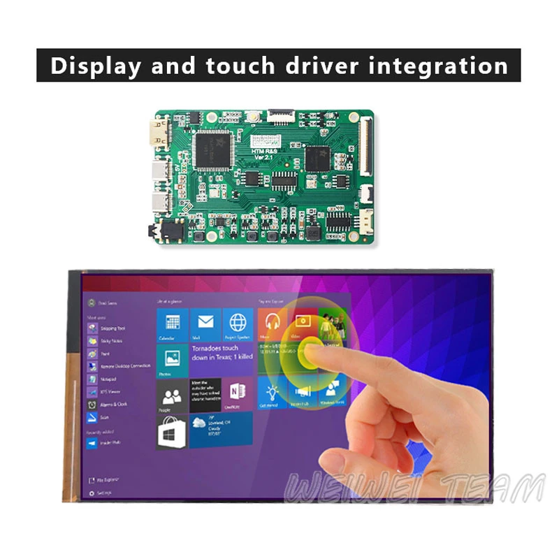 7 inç 1920x1080 LCD modülü dokunmatik ekran MIPI sürücü panosu için ...