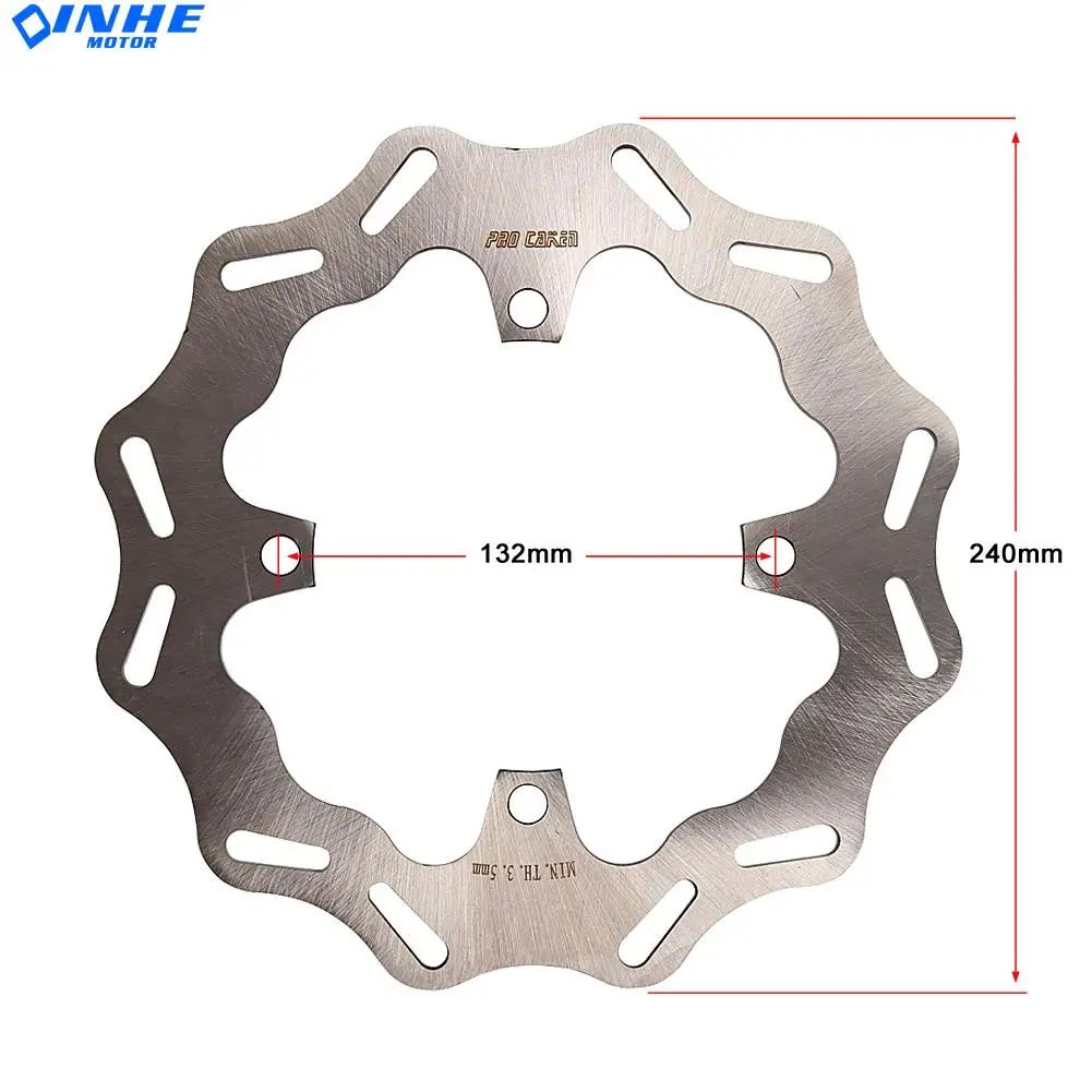 Kawasaki-Motorcycles-240MM-Rear-Brake-Disc-Rotor-For-KX125-KX250-KX250F ...