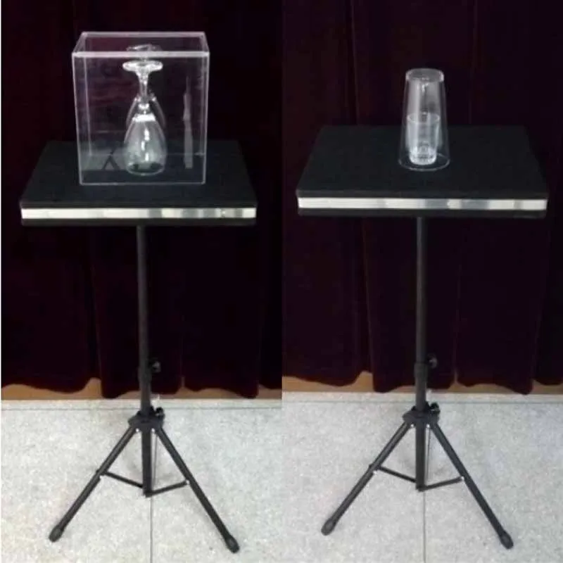 Remote Control Glass Breaking and Coin Into Glass Table Magic Tricks ...