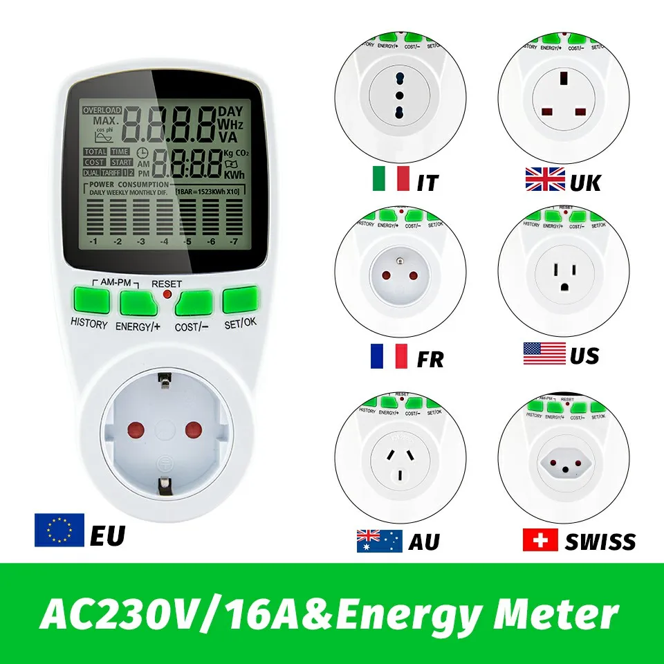 Smart-AC-Power-Meter-Wattmeter-Billing-Socket-Energy-Meter-KWh-Voltage ...