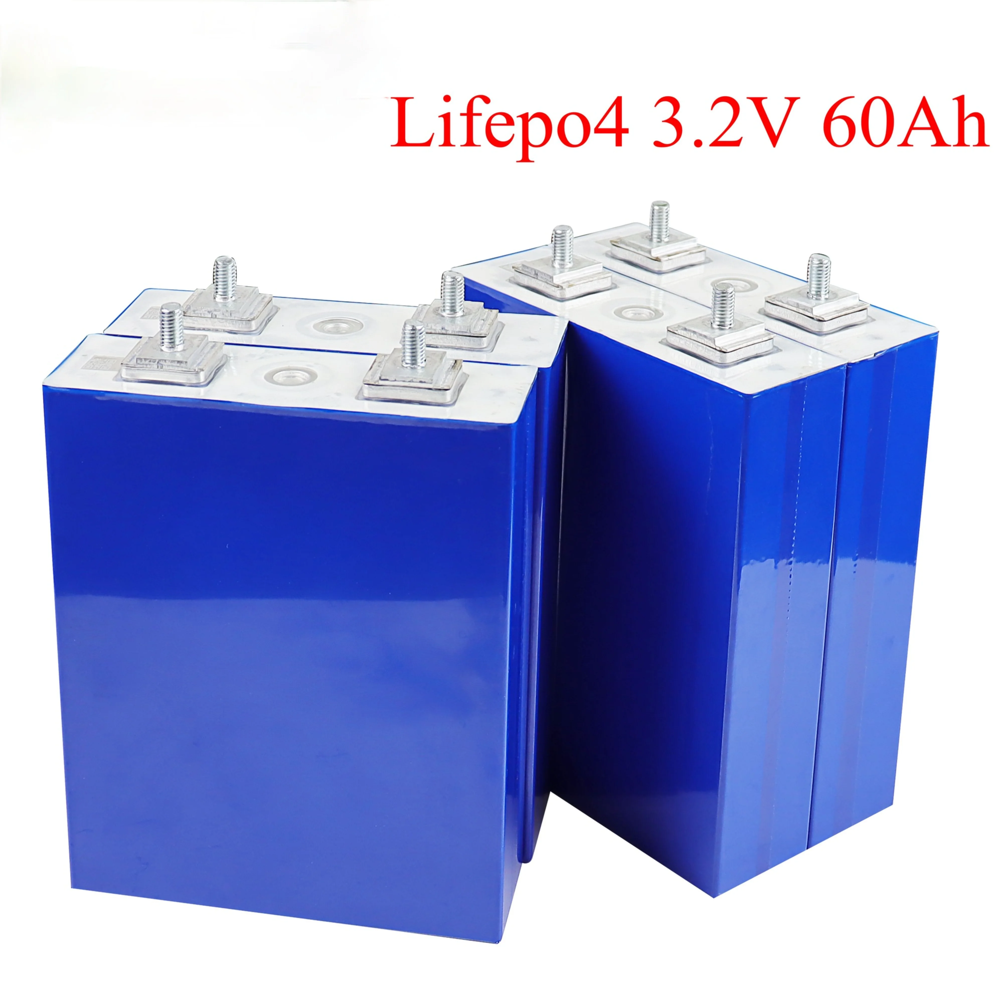 2021 4PCS 3.2V 60Ah Lifepo4 Battery Pack 12V 24VCell Lithium Iron ...