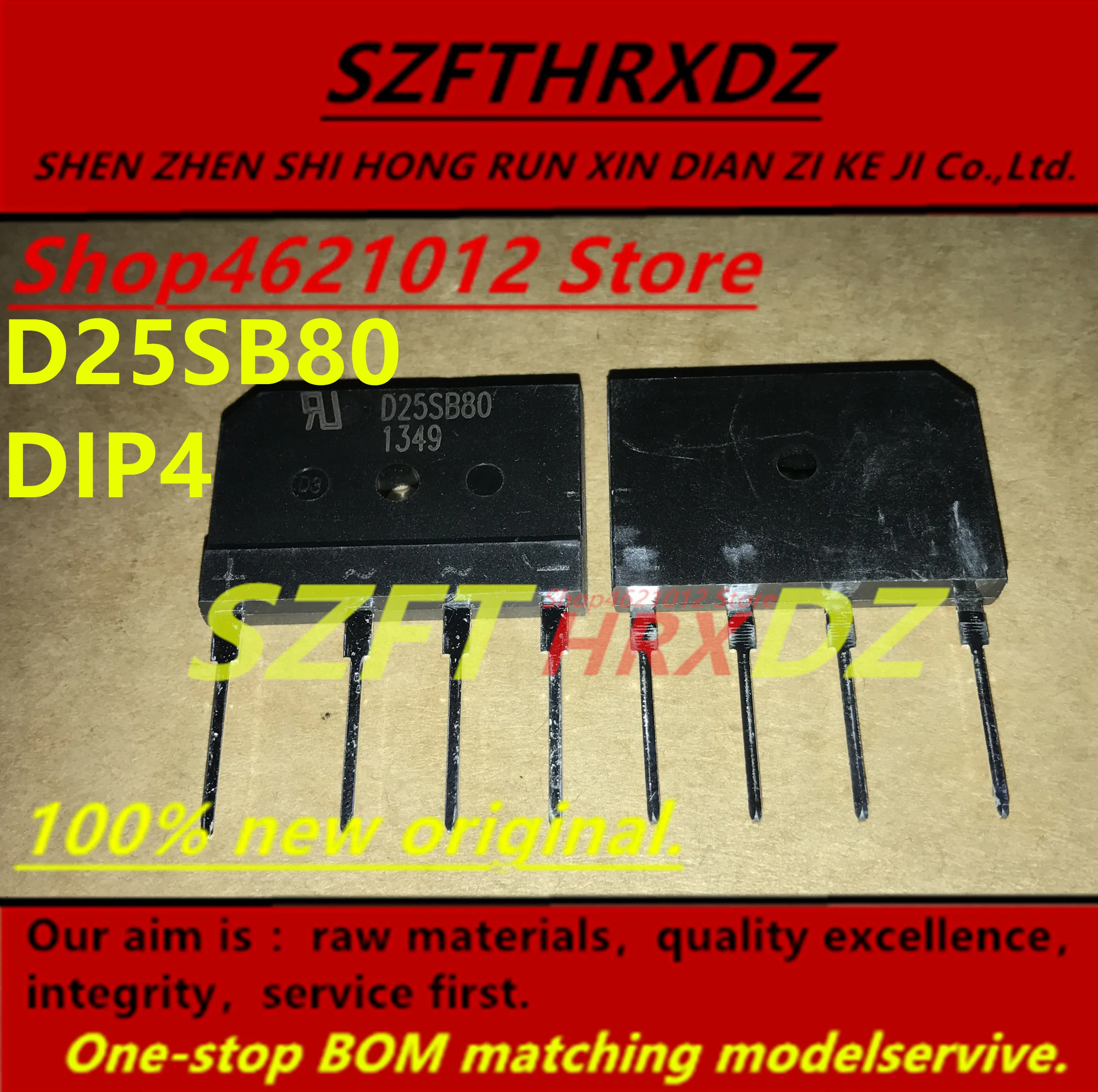 SZFTHRXDZ 100% nuevo original (10 uds) D25SB80 DIP4|Inductores ...