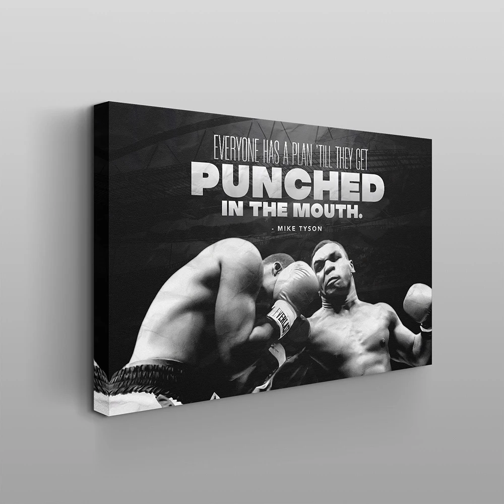 Mike Tyson Quote Poster