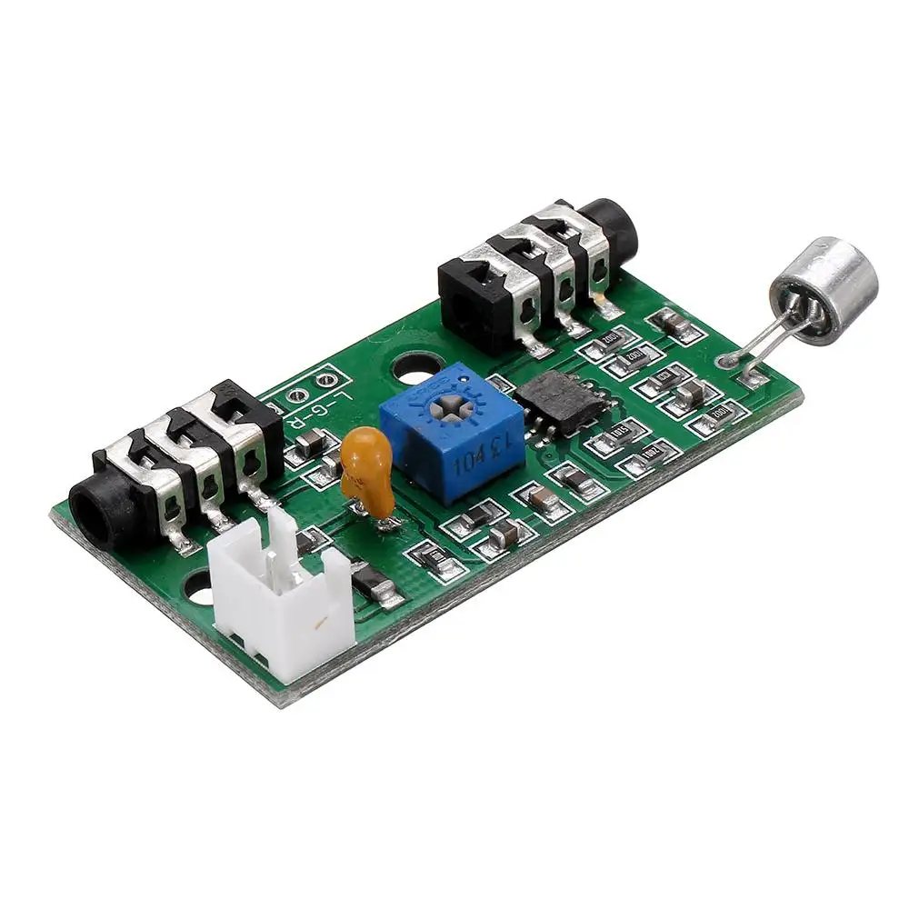 Microphone Pickup Microphone Amplifier Module Gain Adjustable Audio ...