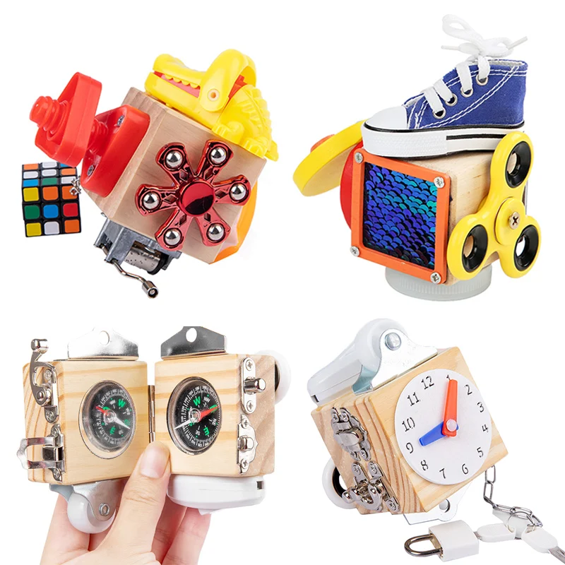 Solar System In Cube Clock