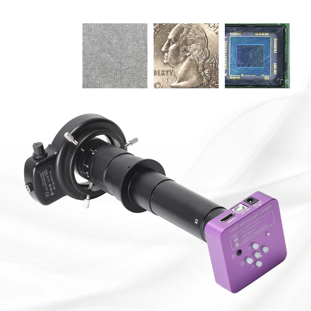 51MP-1080P-FHD-Digital-Microscope-300X-C-Mount-Lens-HDMI-USB-Industrial ...