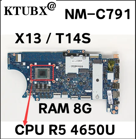 NM-C791-motherboard-for-Lenovo-ThinkPad-X13-T14S-Laptop-Motherboard-FRU ...
