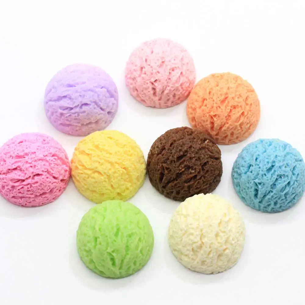 Kids' Crafts Craft Supplies & Tools 6 cute half round ice cream ball ...