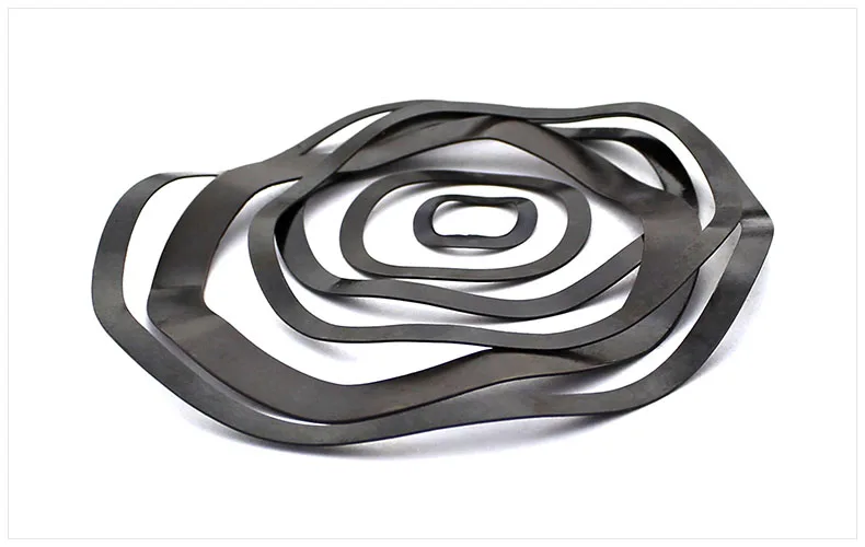 Spring steel 65Mn peak washer wave shaped washer squiggle elastic ...