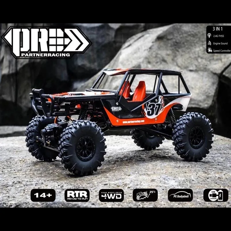 PRC 1/18 RC Car 4WD Rock Crawlers 4x4 Driving Car mini desktop Climbing ...