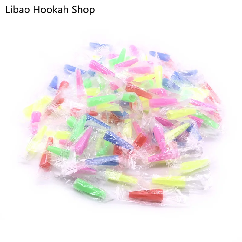 100pcs-Pack-Colorful-Disposable-Drip-Tip-Shisha-Mouthpiece-Hookah-Water ...