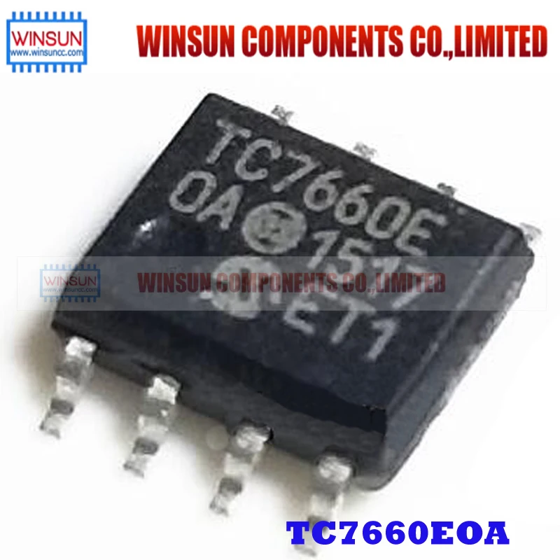 50 개/몫 TC7660EOA SOP8 TC7660|커넥터| - AliExpress