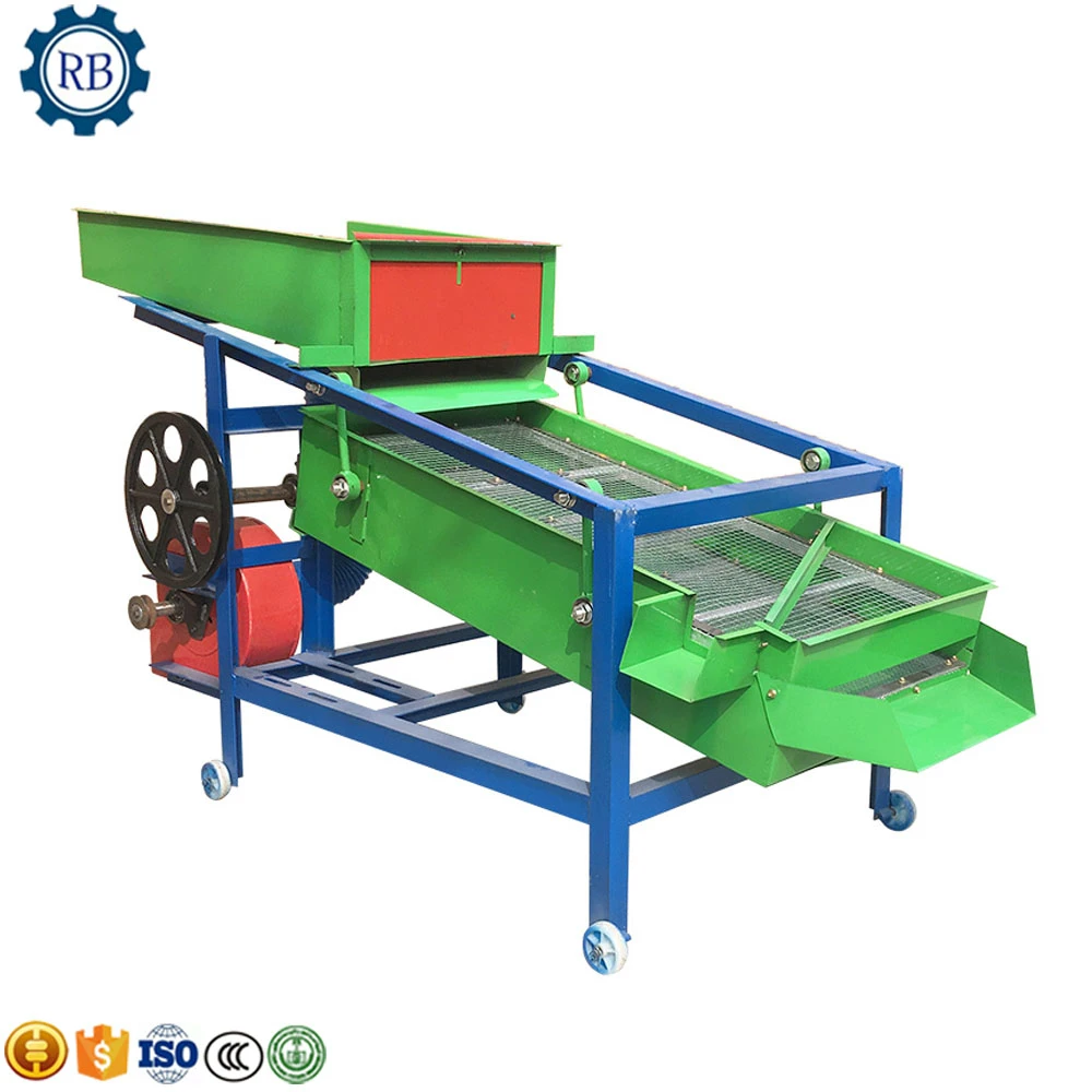High Peeling Rate Grain Cleaning Screening Machine Wheat Corn Seeds ...